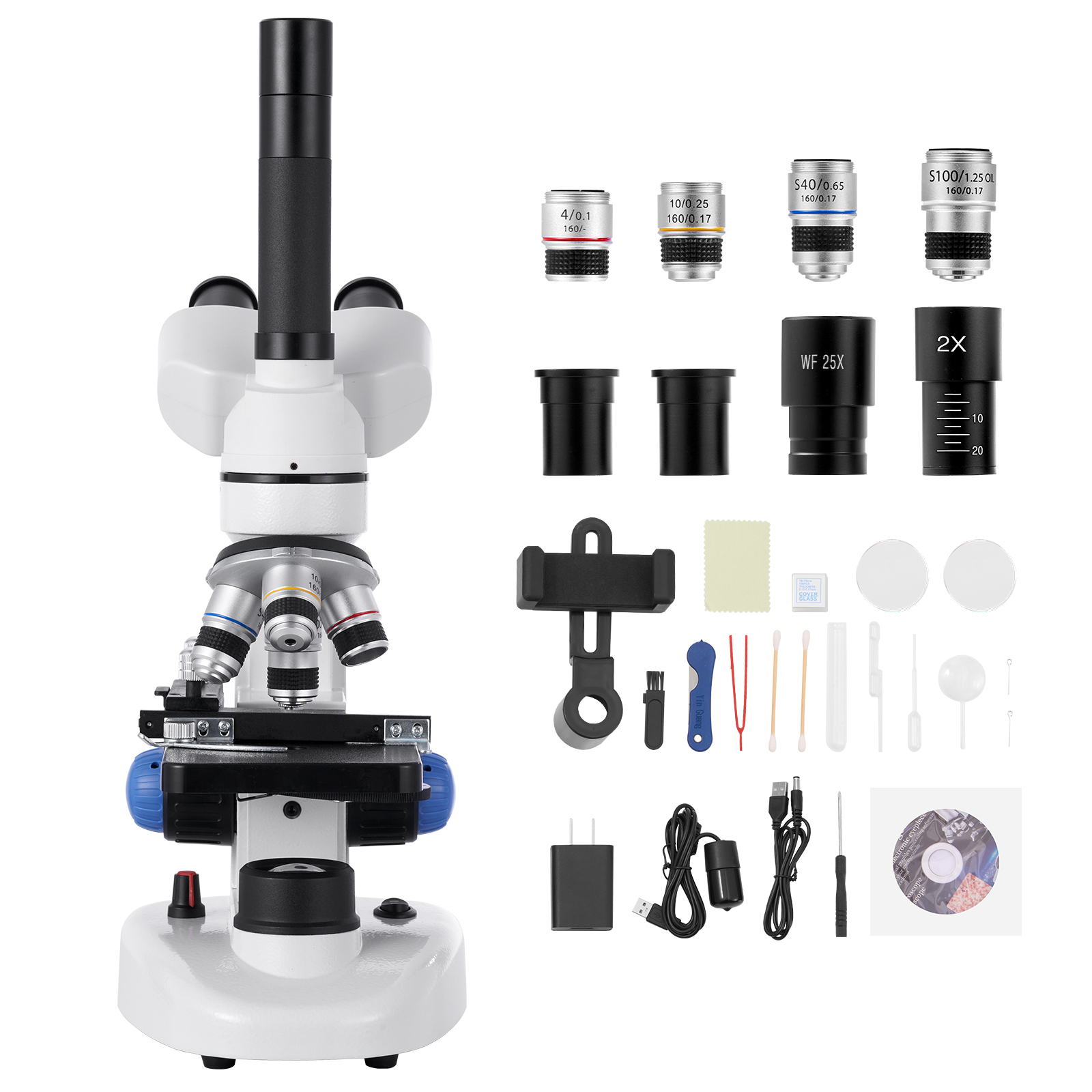 Uimoso Microscope Kit with Multiple Viewing Options and Adjustable ...