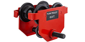 1t Push Beam Trolley Manual Roller Trolley Dual Wheels Push Trolley ...