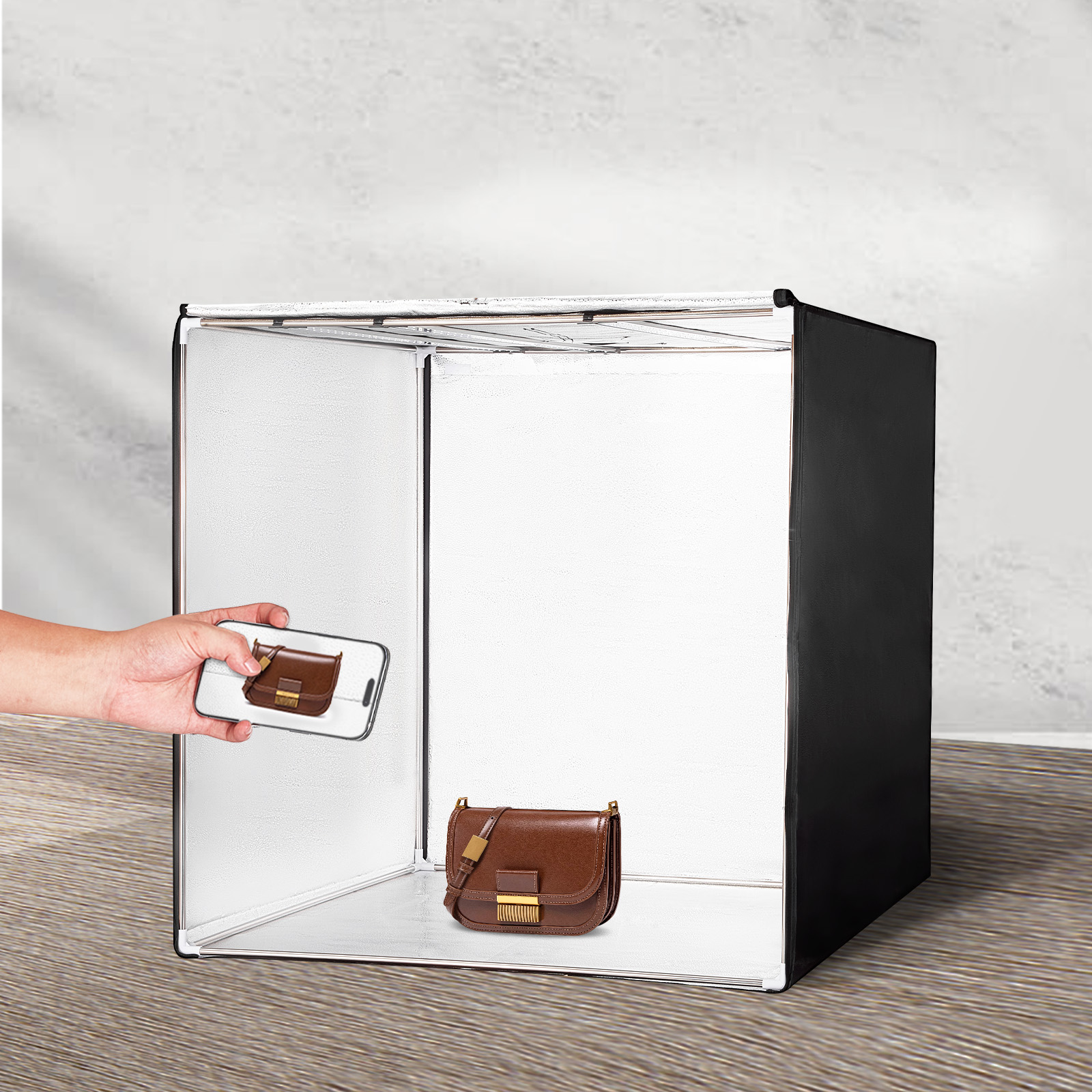 12-39" Photo Studio Light Box 3000-5600K Adjustable Color Temperatures ...