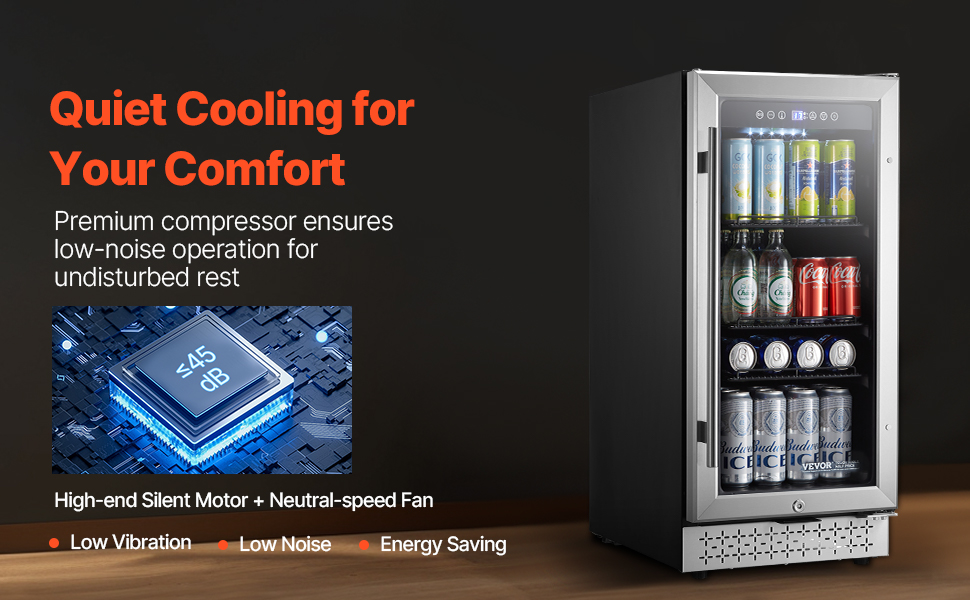 Beverage Refrigerator Cooler 88 Can Mini Soda Beer Cooler Fridge Glass ...