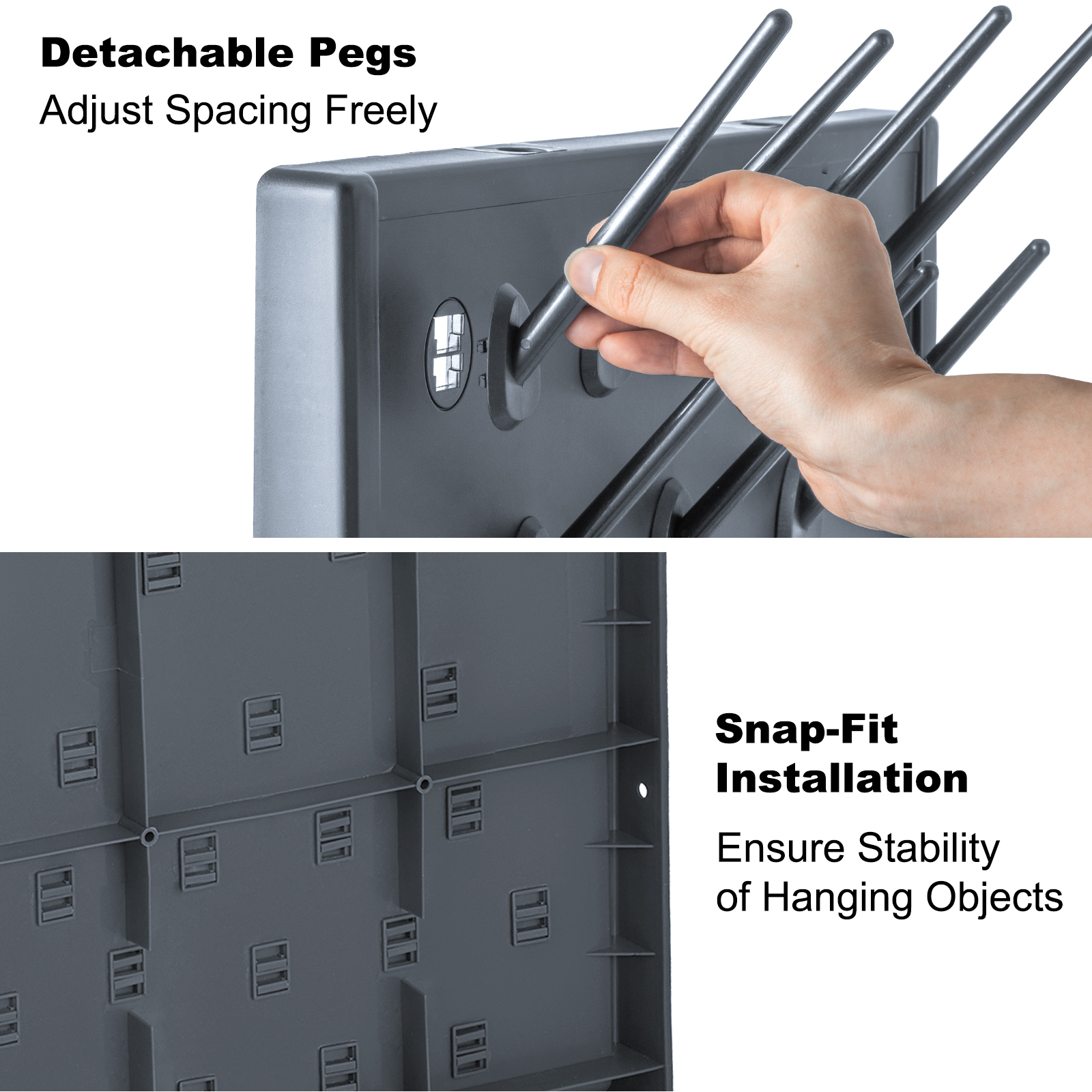 VEVOR Drying Rack for Lab 27 Pegs Lab Glassware Rack PP Material ...