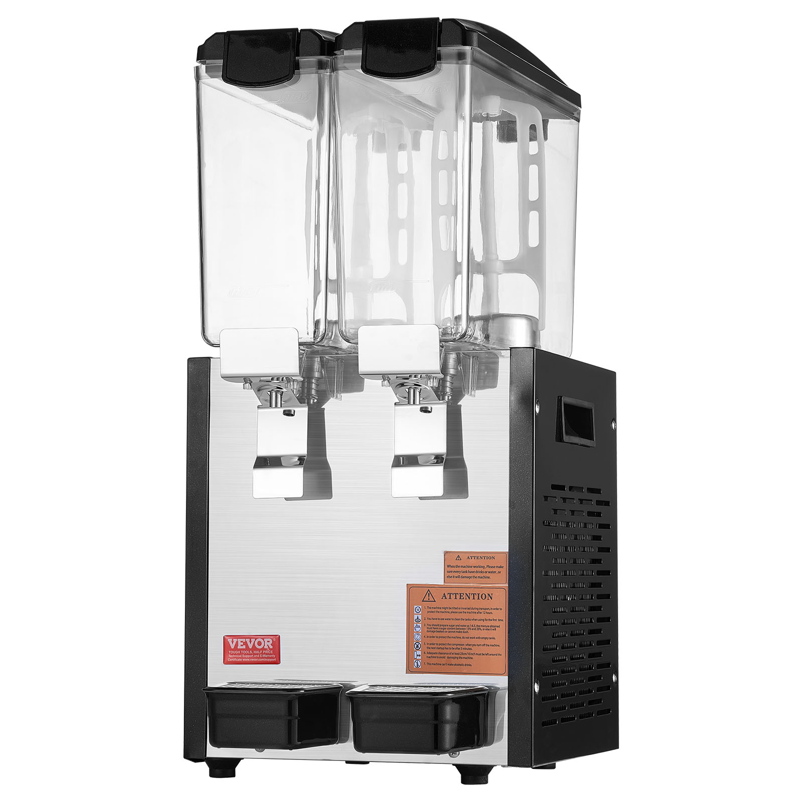 Commercial Beverage Dispenser Cold Juice Ice Drink Dispenser 1/2/3/4 ...