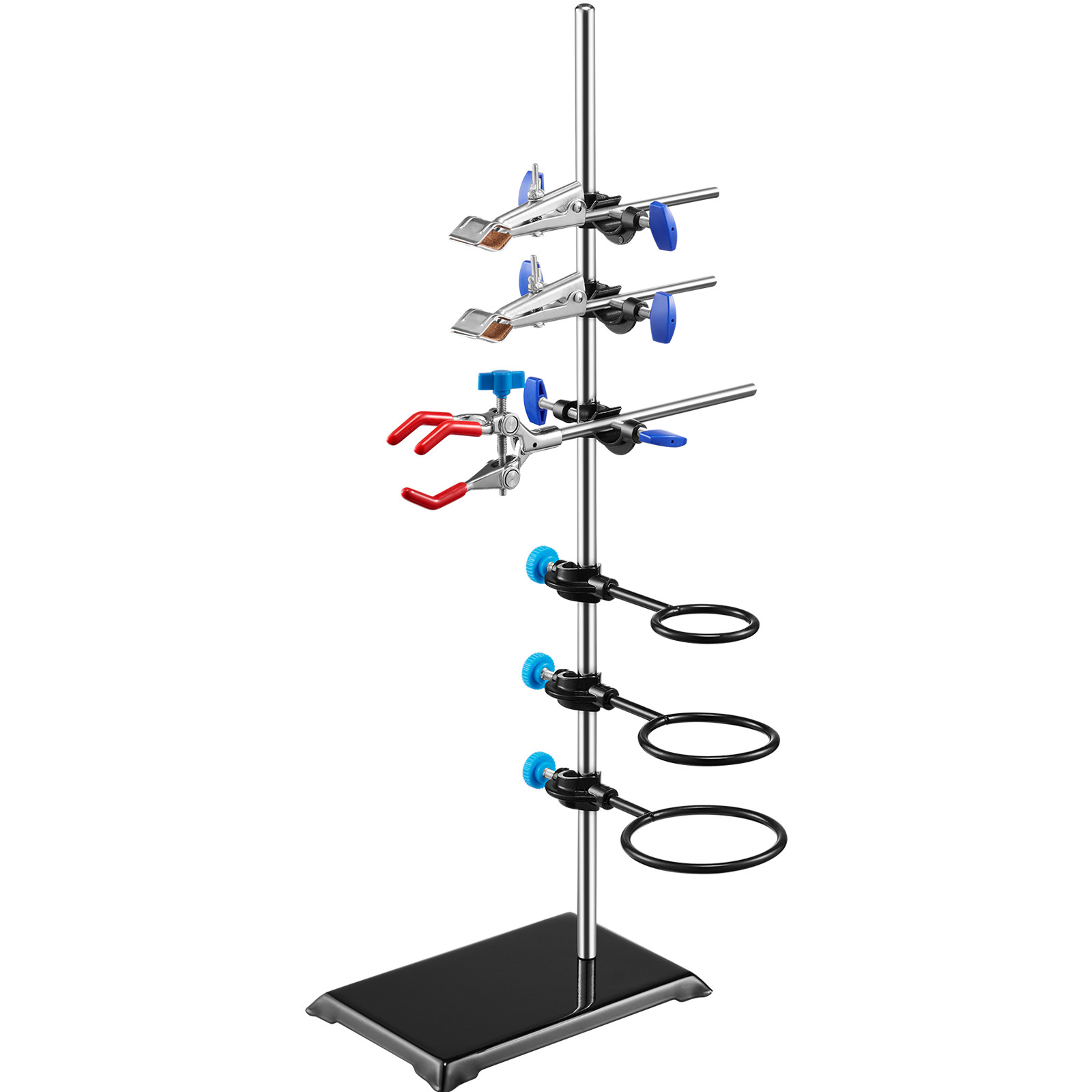 Lab Stand Support Laboratory Retort Support Stand 23.6" Rod With Clamps ...