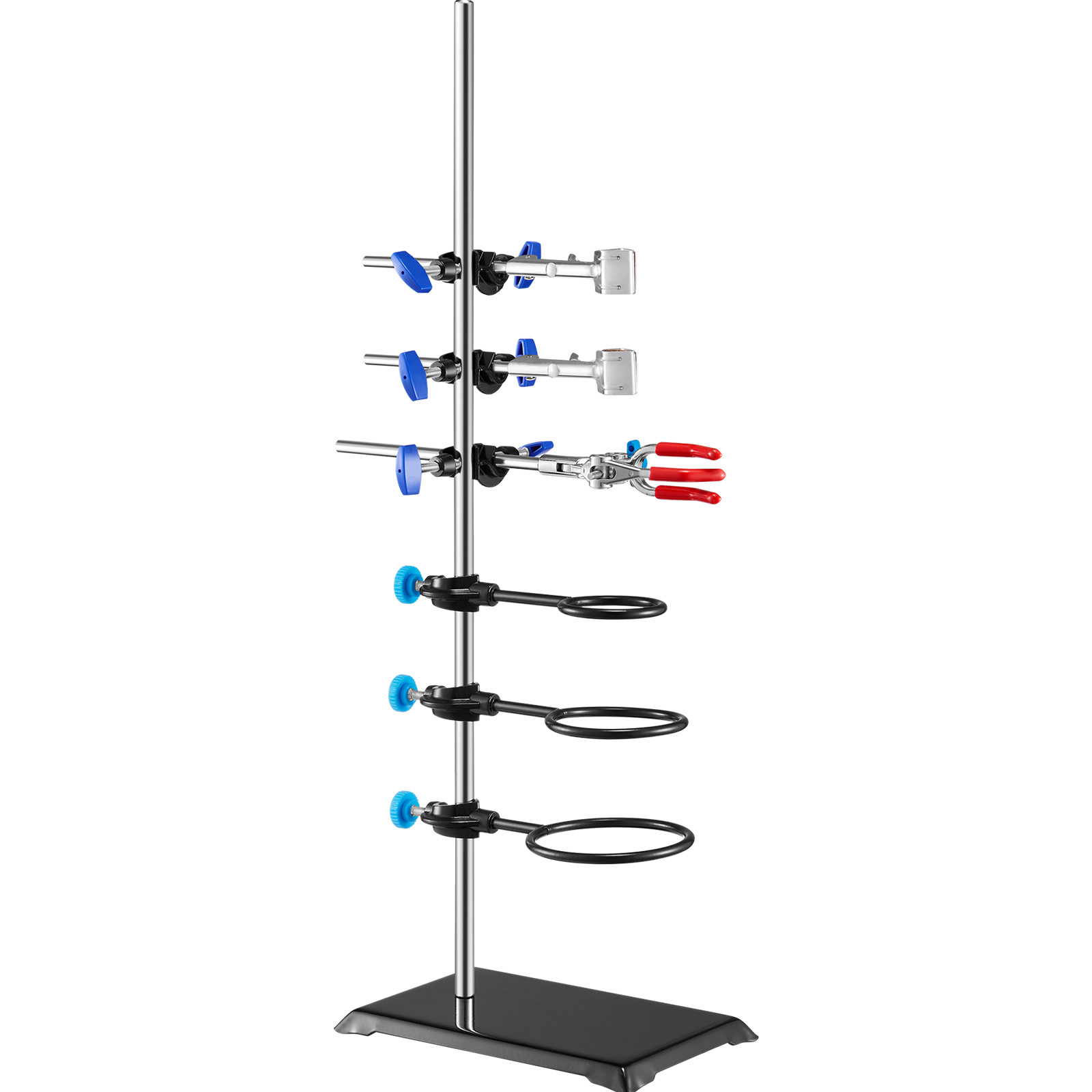 Lab Stand Support Laboratory Retort Support Stand 23.6" Rod With Clamps ...
