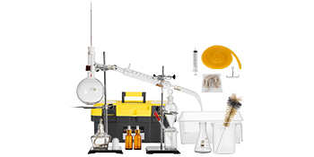 VEVOR Distillation Apparatus Kit 500ml Essential Oil Distiller ...