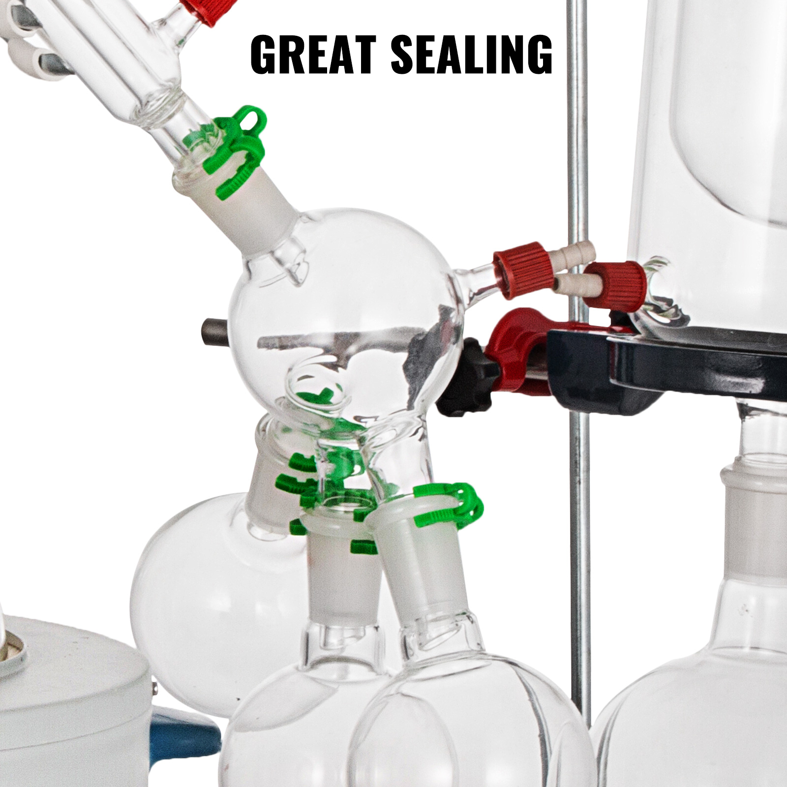 VEVOR Short Path Distillation Kit 2000ml Distillation Apparatus with ...