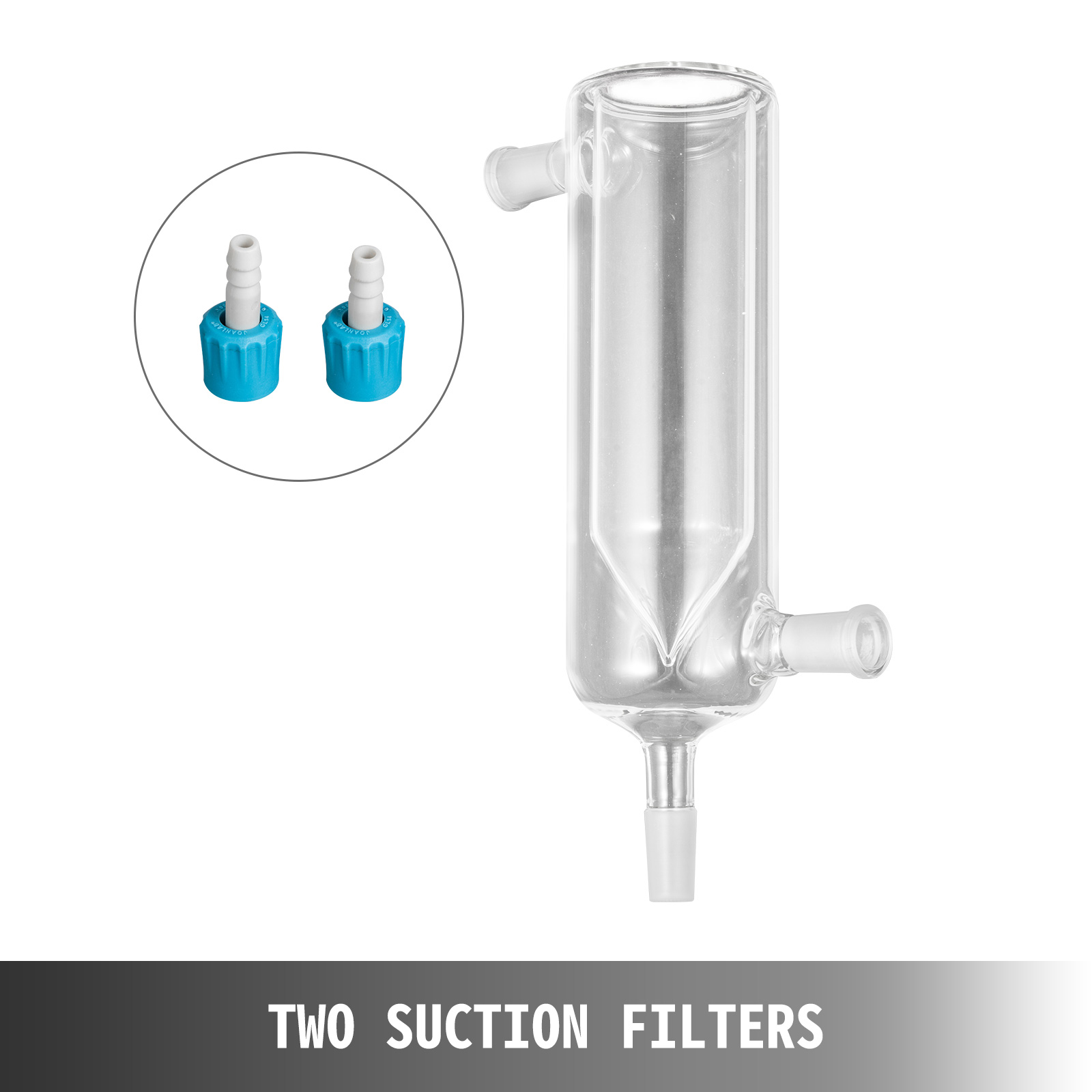 24/40 100mm Cold Trap Main Body Length 300mm Female Joint Connector ...