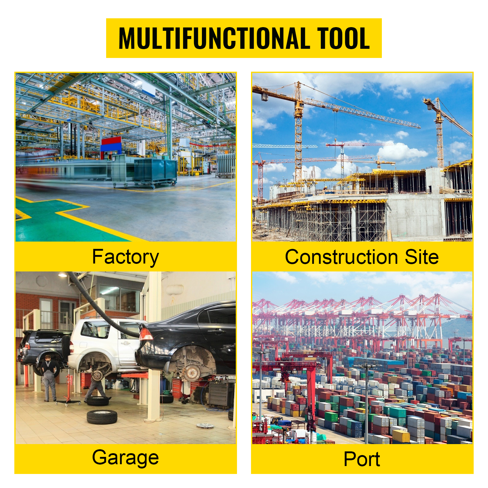 VEVOR J Hook Chain, 5/16 in x 10 ft Tow Chain Bridle, Grade 80 J Hook ...