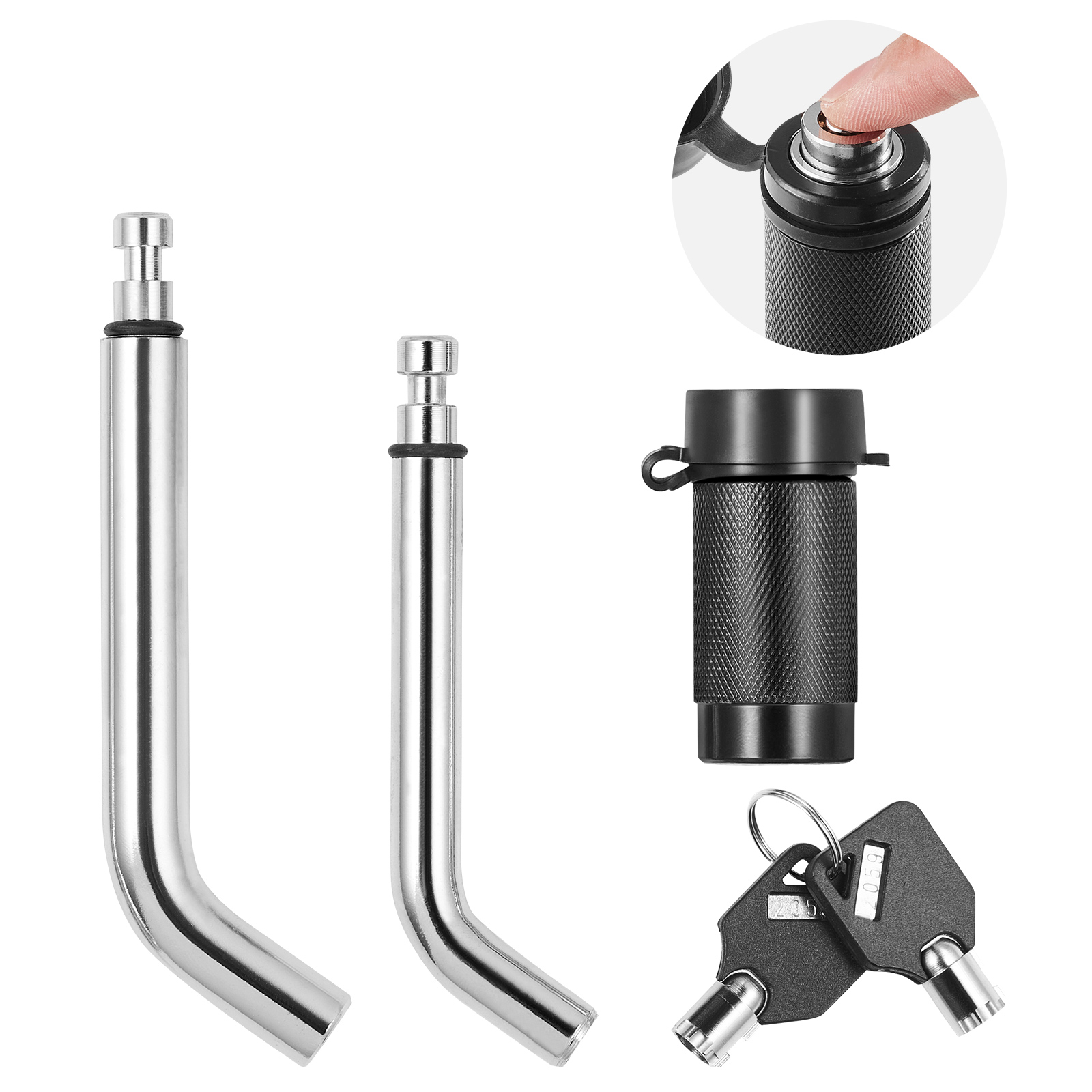 VEVOR Hitch Pin Lock Trailer Hitch Lock 5/8 in 1/4in for Truck Trailer ...