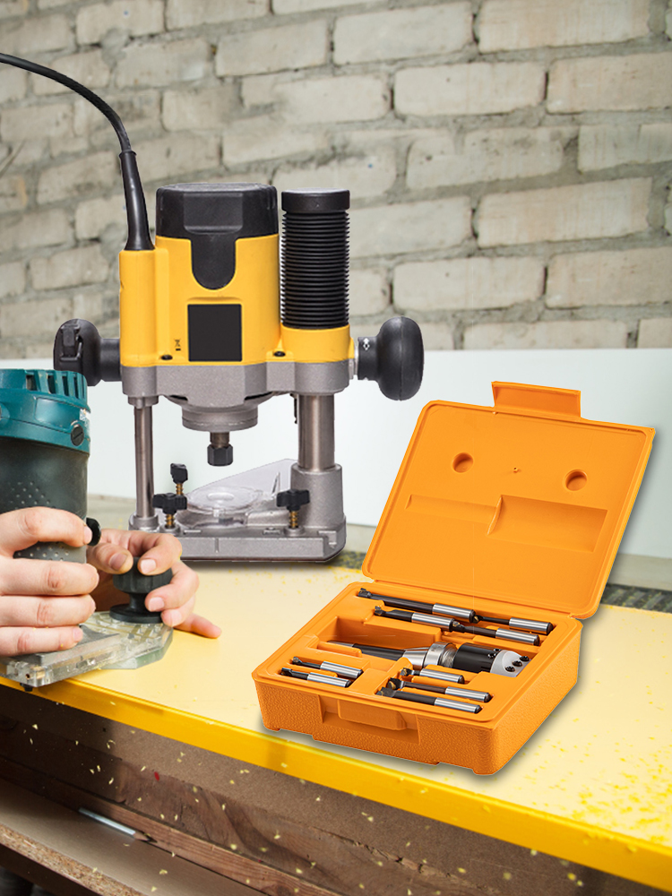 2'' Precision Adjustable Boring Head With R8 Shank & 9pcs Carbide ...