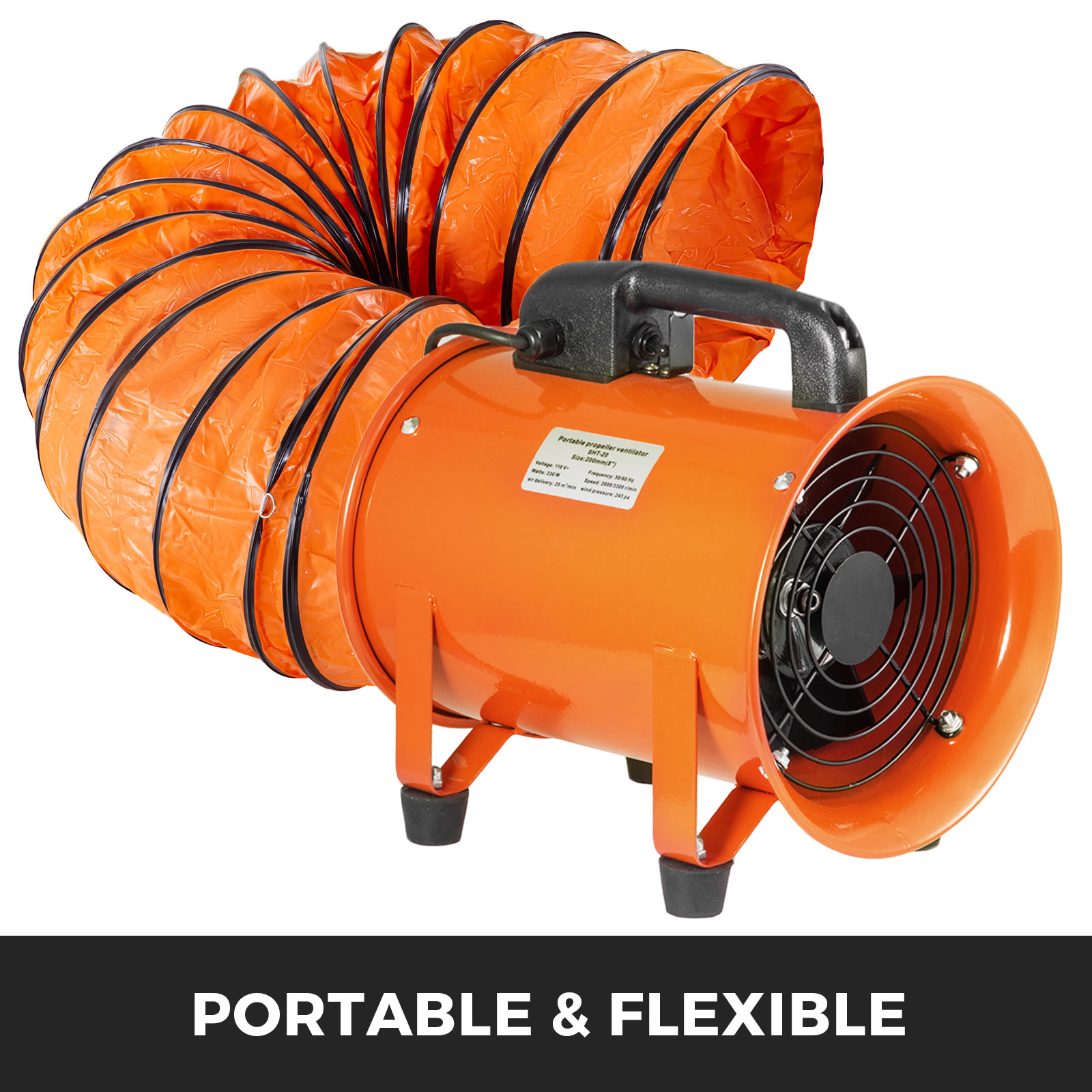 Pvc Ducting Portable Exhaust Fan With Hose Flexible Pvc Ducting ...