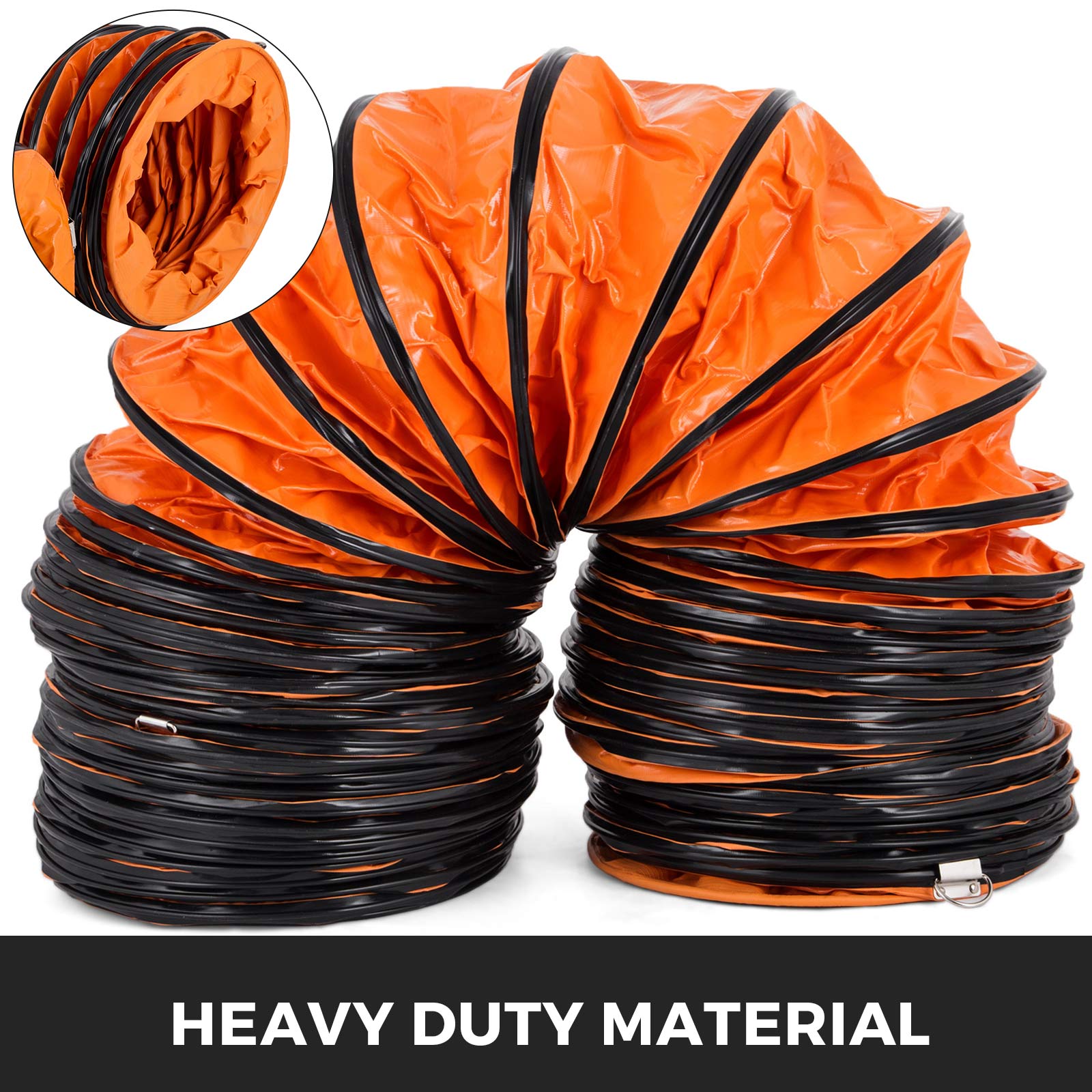 21inch Flexible Duct Hose 25ft Extractor Fan Ducting Hosing Exhaust ...