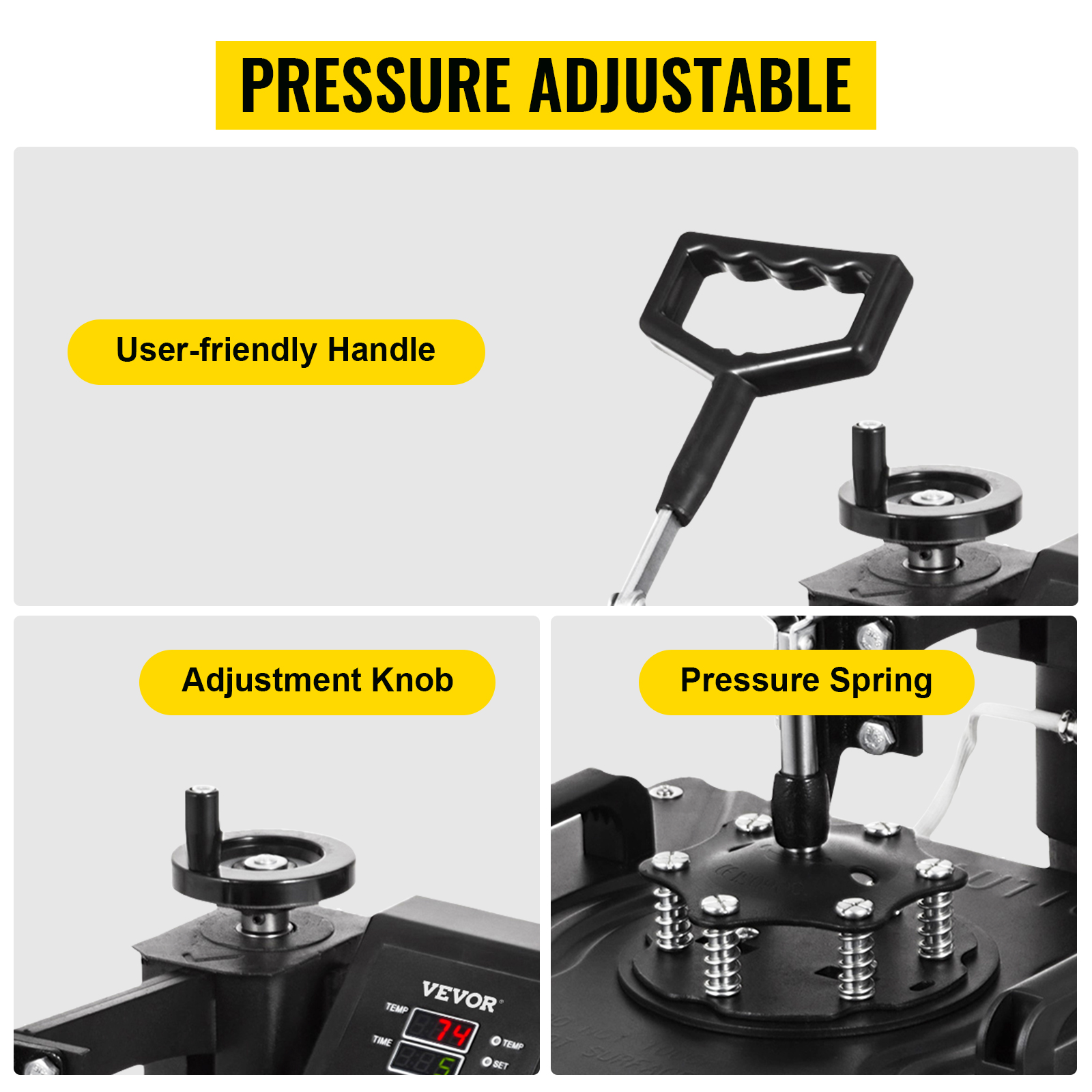 Heat Press 12"x15" Heat Press Machine With Swing-Away Arm Sublimation ...