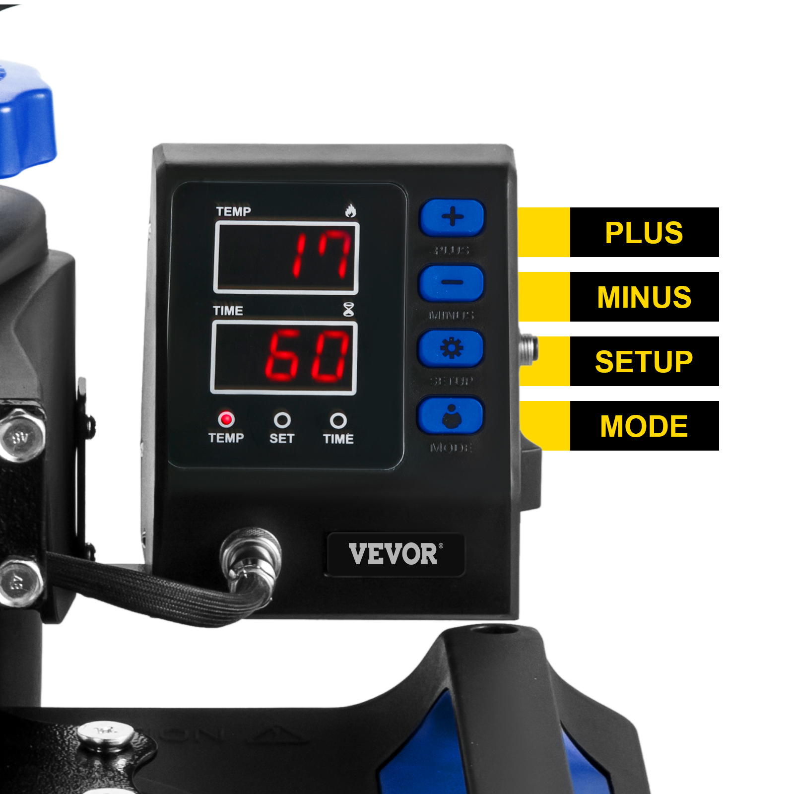 VEVOR Upgrade Heat Press Machine with ETL Certificated 12 x 15 in 6-in ...