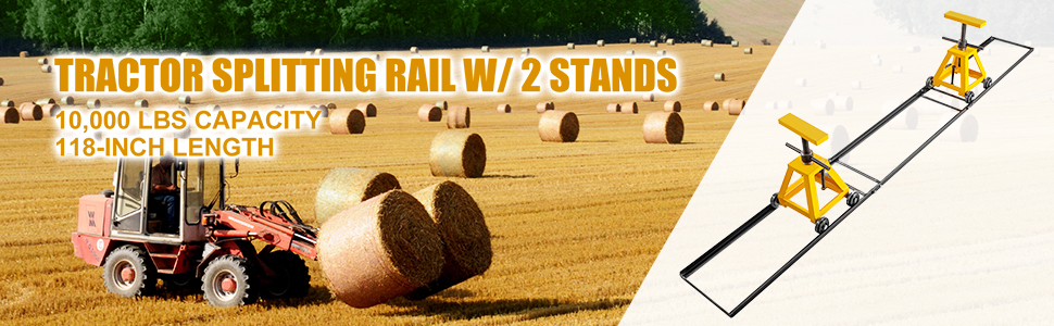 VEVOR Tractor Splitting Rail 10, 000LBS, Splitting Stand for Tractor ...