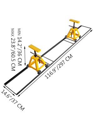 VEVOR Tractor Splitting Rail 10, 000LBS, Splitting Stand for Tractor ...