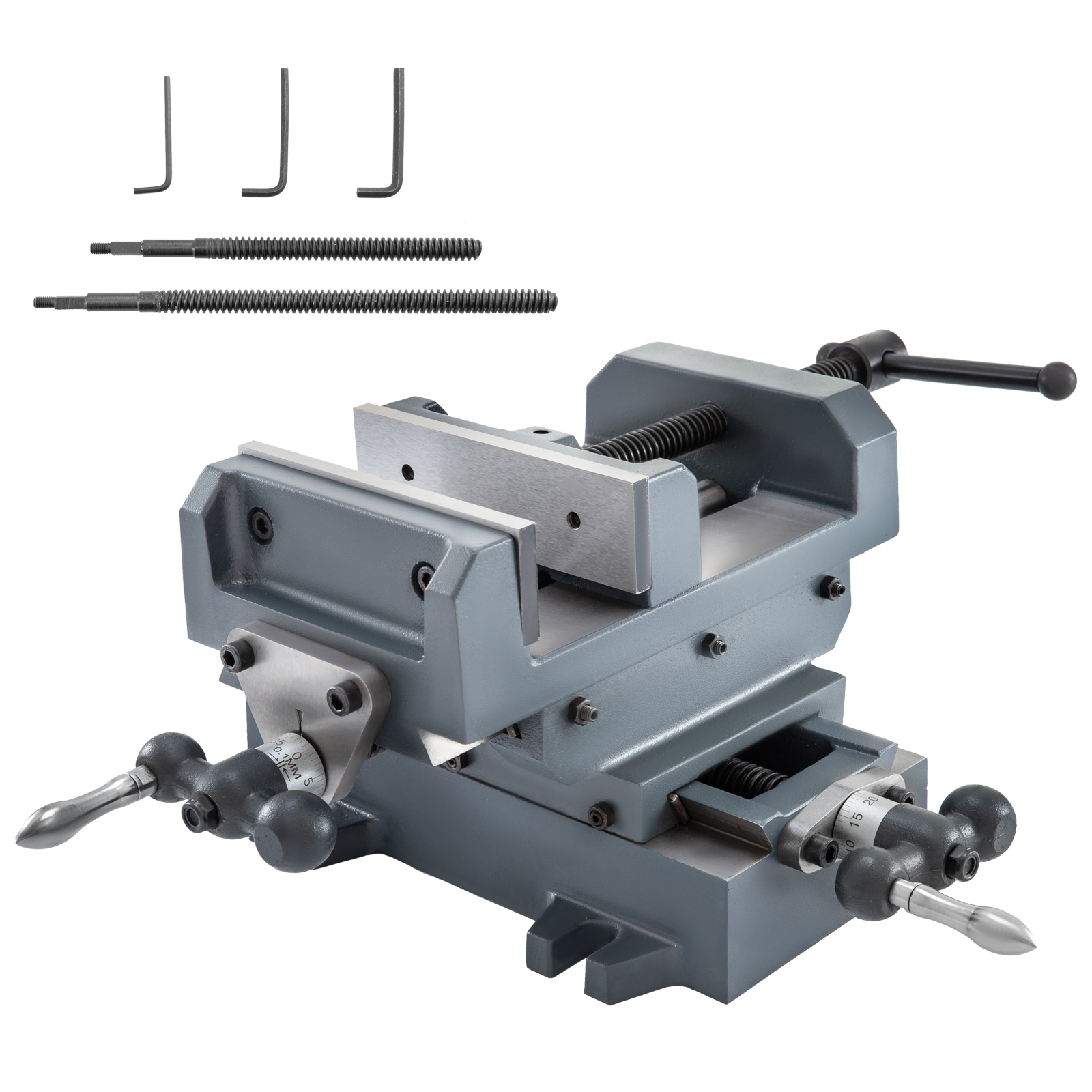 5-1/8" Compound Cross Slide Industrial Strength Drill Press Vise 2 Way ...