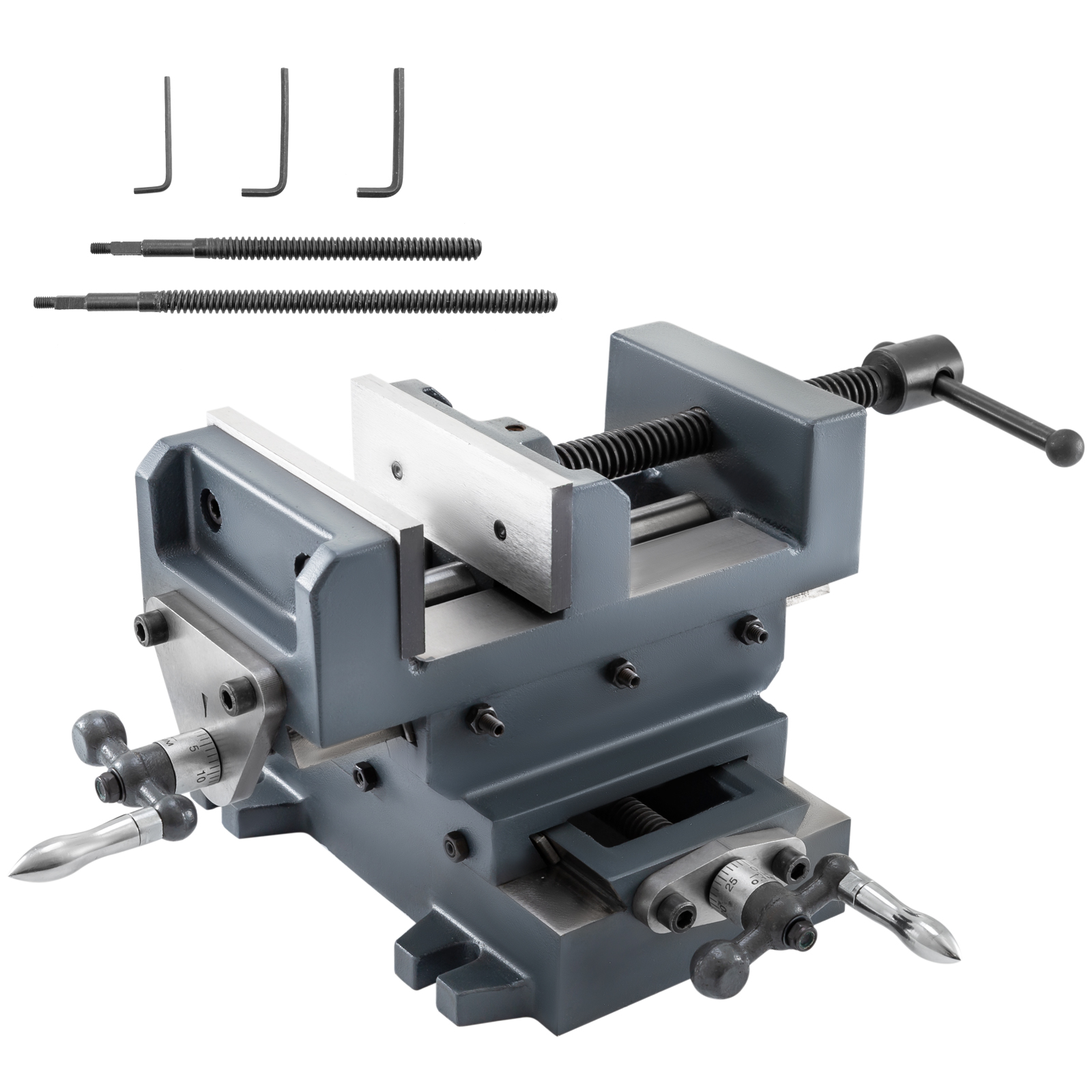 Vevor 6-1/8'' Compound Cross Slide Vise Strength Benchtop Vise ...