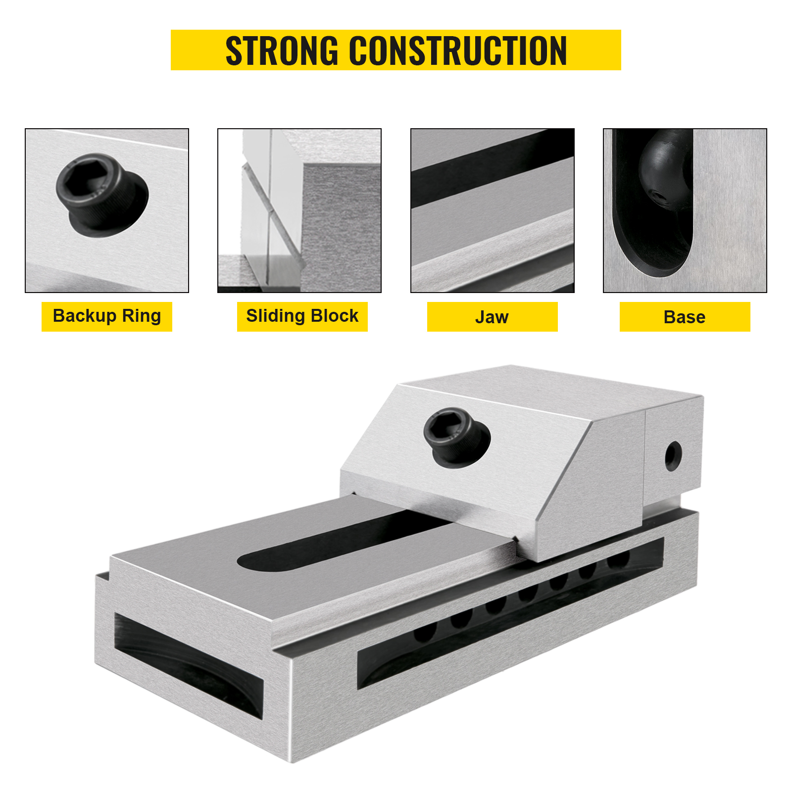 Vevor Screwless Vise Precision Vise 5" Sine Vise Precision Grinding ...