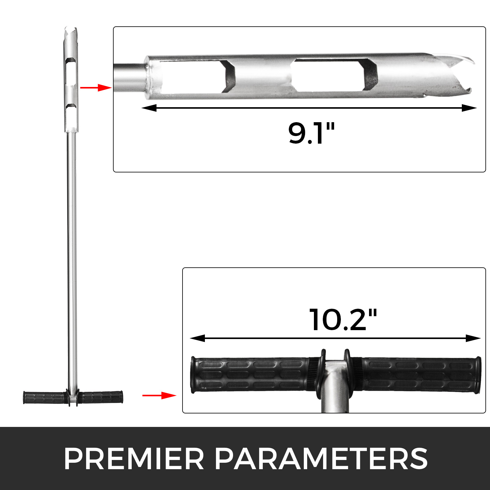 Stainless Steel Sampling Soil Sampler Probe Original Soil (dutch Drill ...