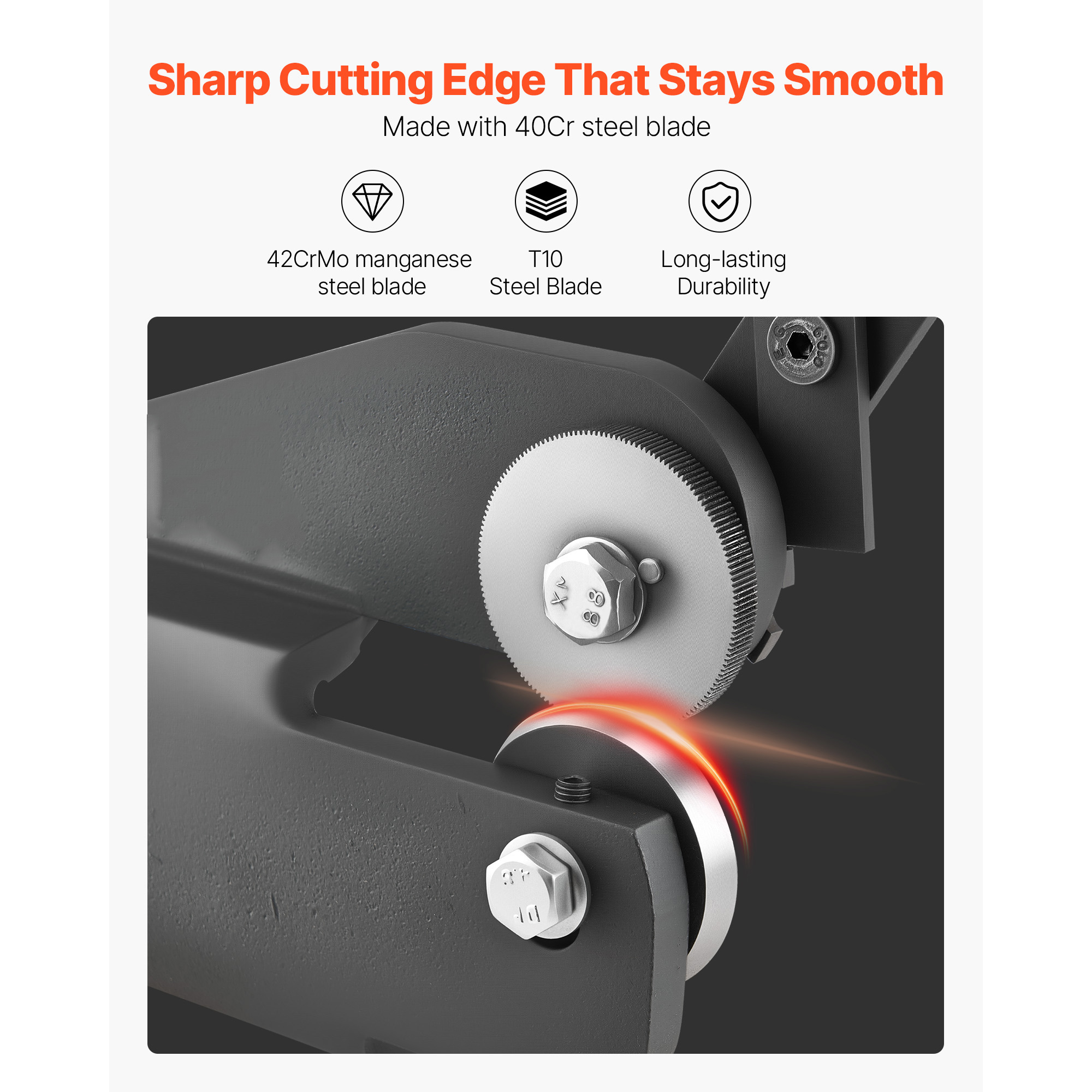 Mophorn Throatless Rotary Hand Shear, 16-Gauge Metal Cutter with 1.5 mm ...