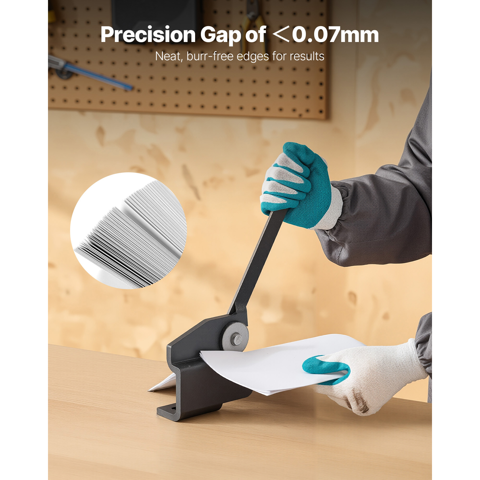 Mophorn Throatless Rotary Hand Shear, 16-Gauge Metal Cutter with 1.5 mm ...