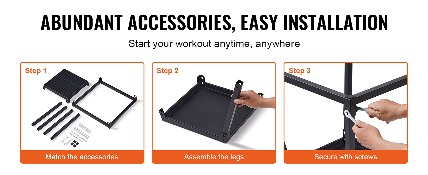 VEVOR Plyometric Jump Boxes, 12/18/24/30 Inch Plyo Box, Platform and ...