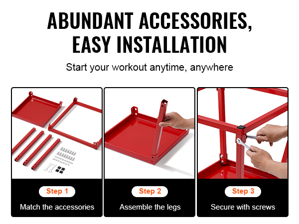 VEVOR Plyometric Jump Boxes, 12/18/24 Inch Plyo Box, Platform and ...