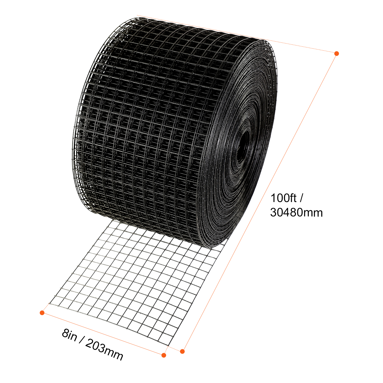 Mophorn 8 inch x 100ft Solar Panel Bird Guard, Critter Guard Roll Kit ...