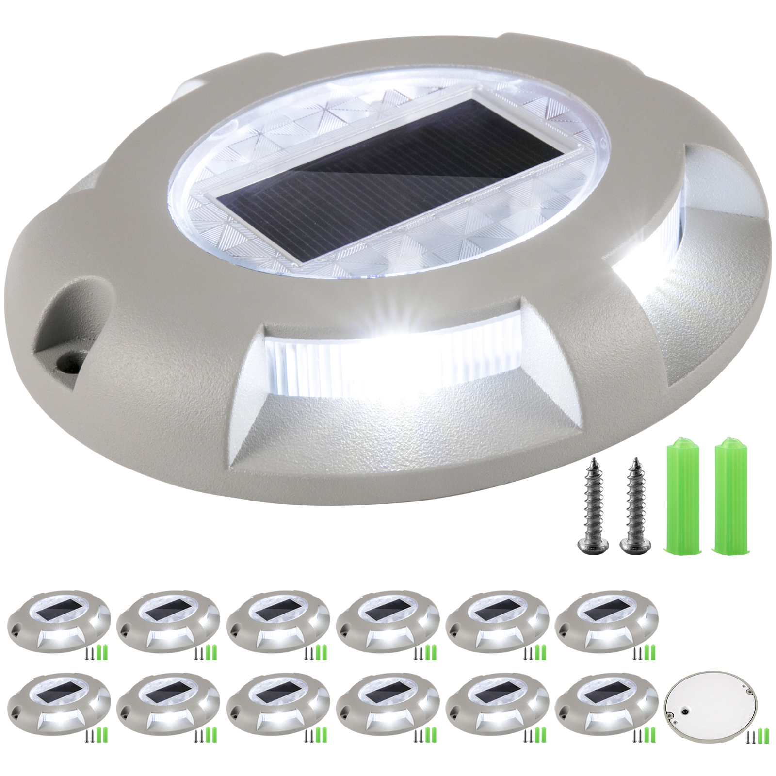 Solar Deck Lights Driveway Lights Solar Deck Light Led 16pack For ...