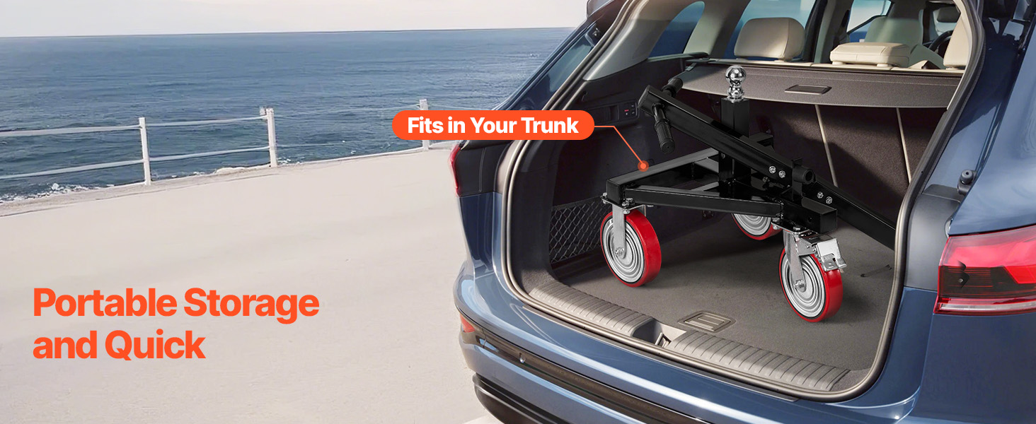 VEVOR Trailer Dolly, 3500lbs Tongue Weight Capacity, 18 inch and 22 ...