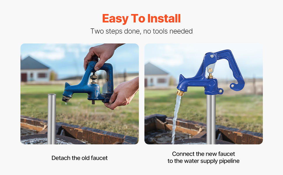 Frost Free Outdoor Faucet Freeze Proof Yard Hydrant Complete Head ...