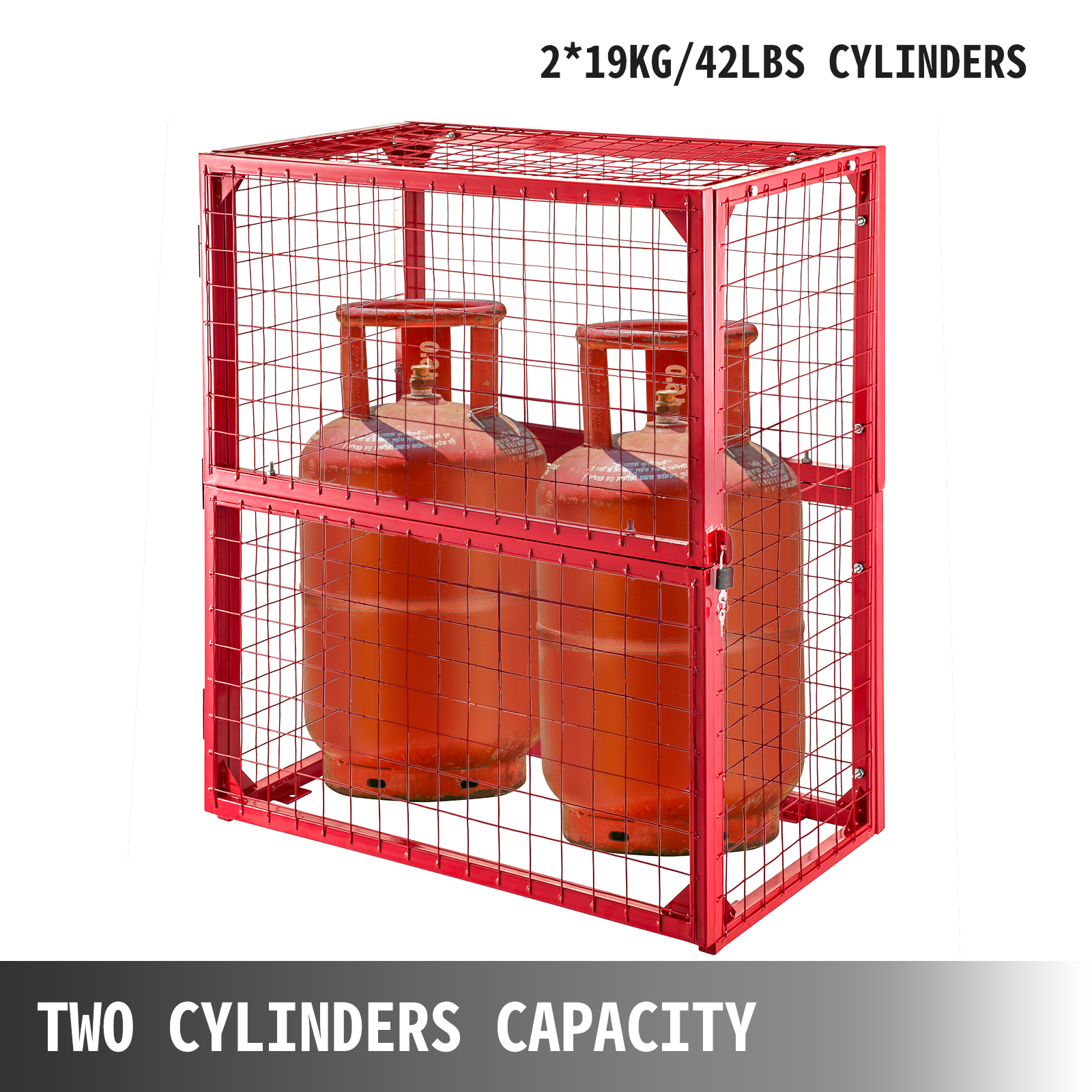 Vevor Gas Bottle Cages Collapsible Cylinder Bottle Storage, 42lbs ...