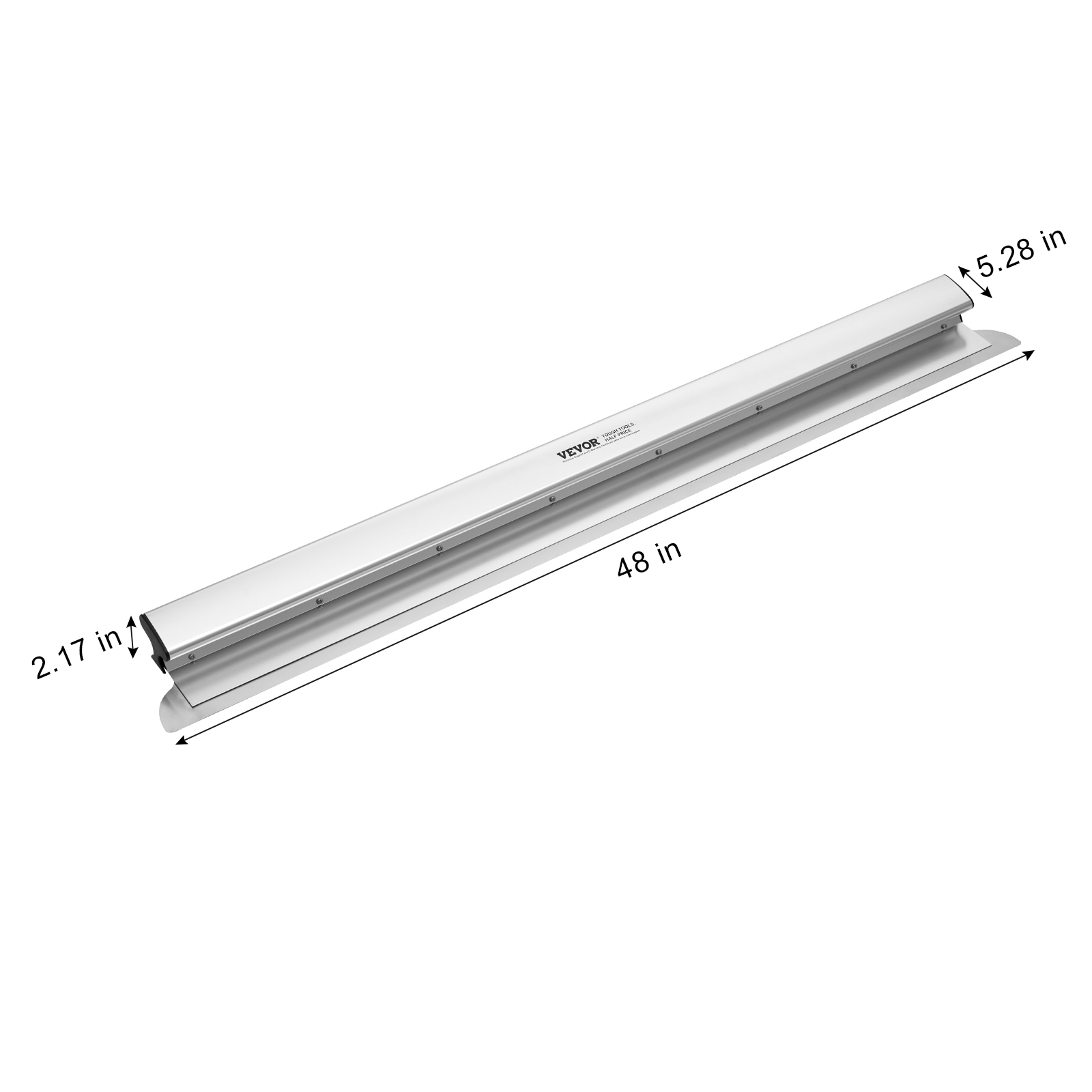 VEVOR Drywall Skimming Blade,48 inch Smoothing Knife, Stainless Steel ...