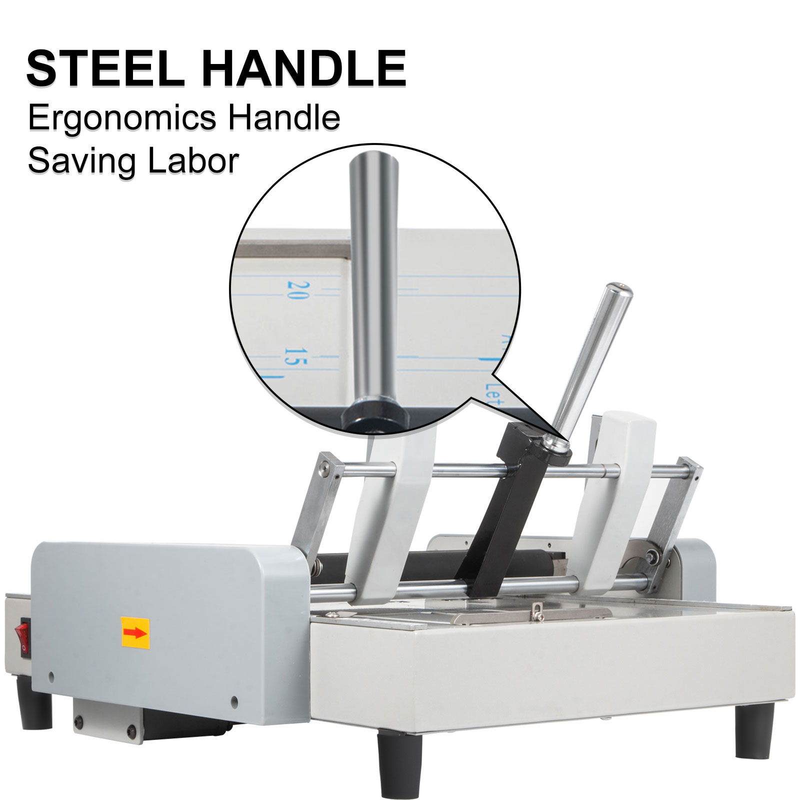 VEVOR A3 Paper Folding Machine Booklet Folding Machine w/ Five Binding ...