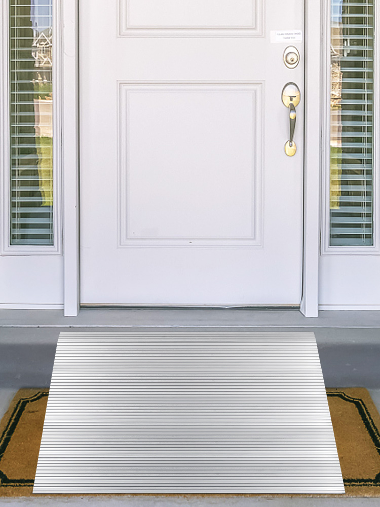 VEVOR Transitions Modular Entry Ramp, 5" Rise Door Threshold Ramp ...