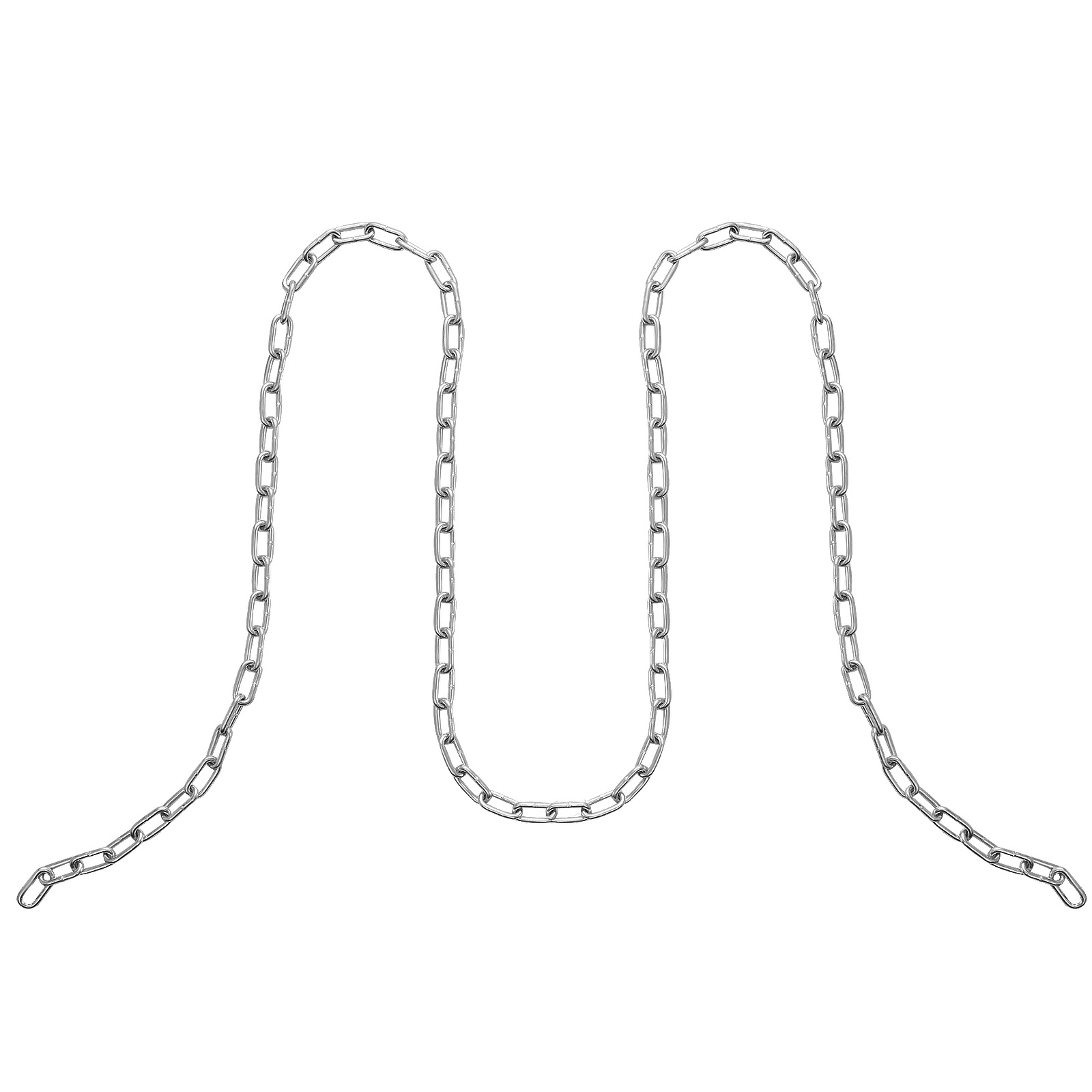 Uimoso Zinc Plated Proof Coil Chain 3/16",5/16",1/8" Carbon Steel Chain ...