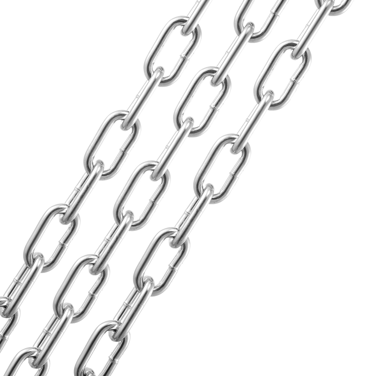 Uimoso Zinc Plated Proof Coil Chain 3/16",5/16",1/8" Carbon Steel Chain ...