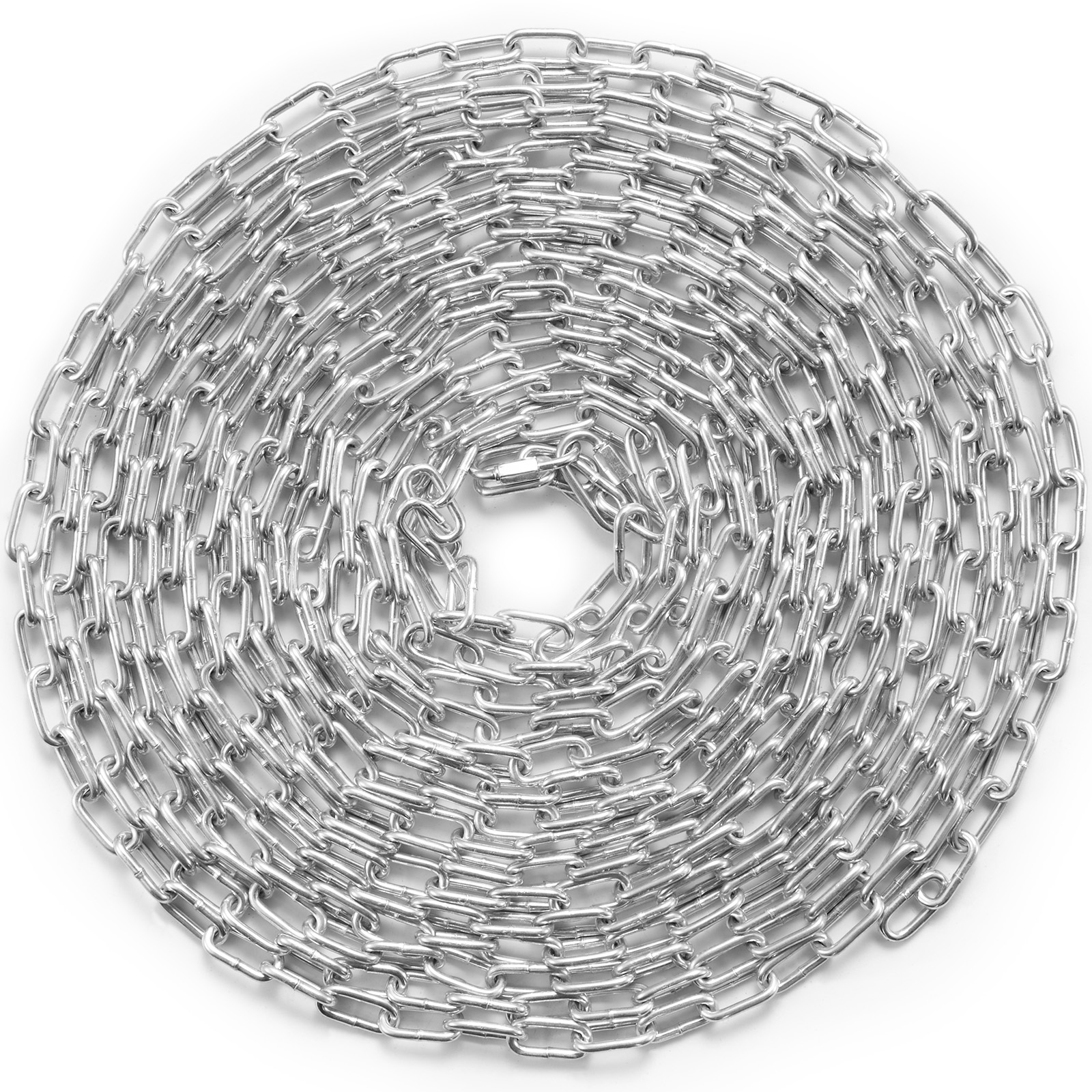 Uimoso Zinc Plated Proof Coil Chain 3/16",5/16",1/8" Carbon Steel Chain ...