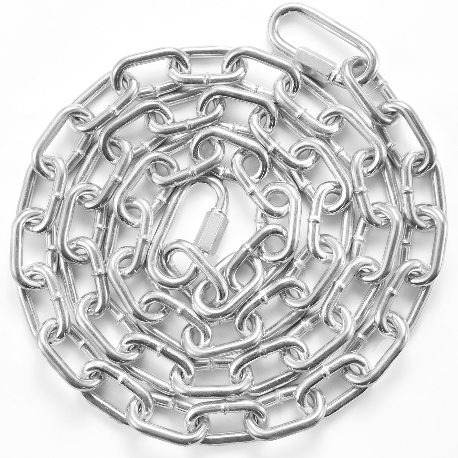 Uimoso Zinc Plated Proof Coil Chain 3/16",5/16",1/8" Carbon Steel Chain ...