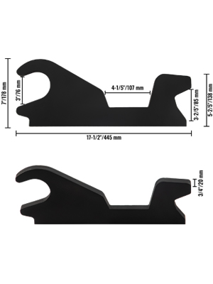 VEVOR Quick Attach Bucket Ears, 3/4" Thickness Excavator Bucket Ears ...