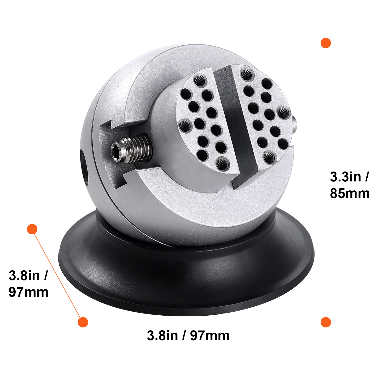 VEVOR Ball Vise, 3" Engraving Setting Tool, 360° Rotation Engraving ...