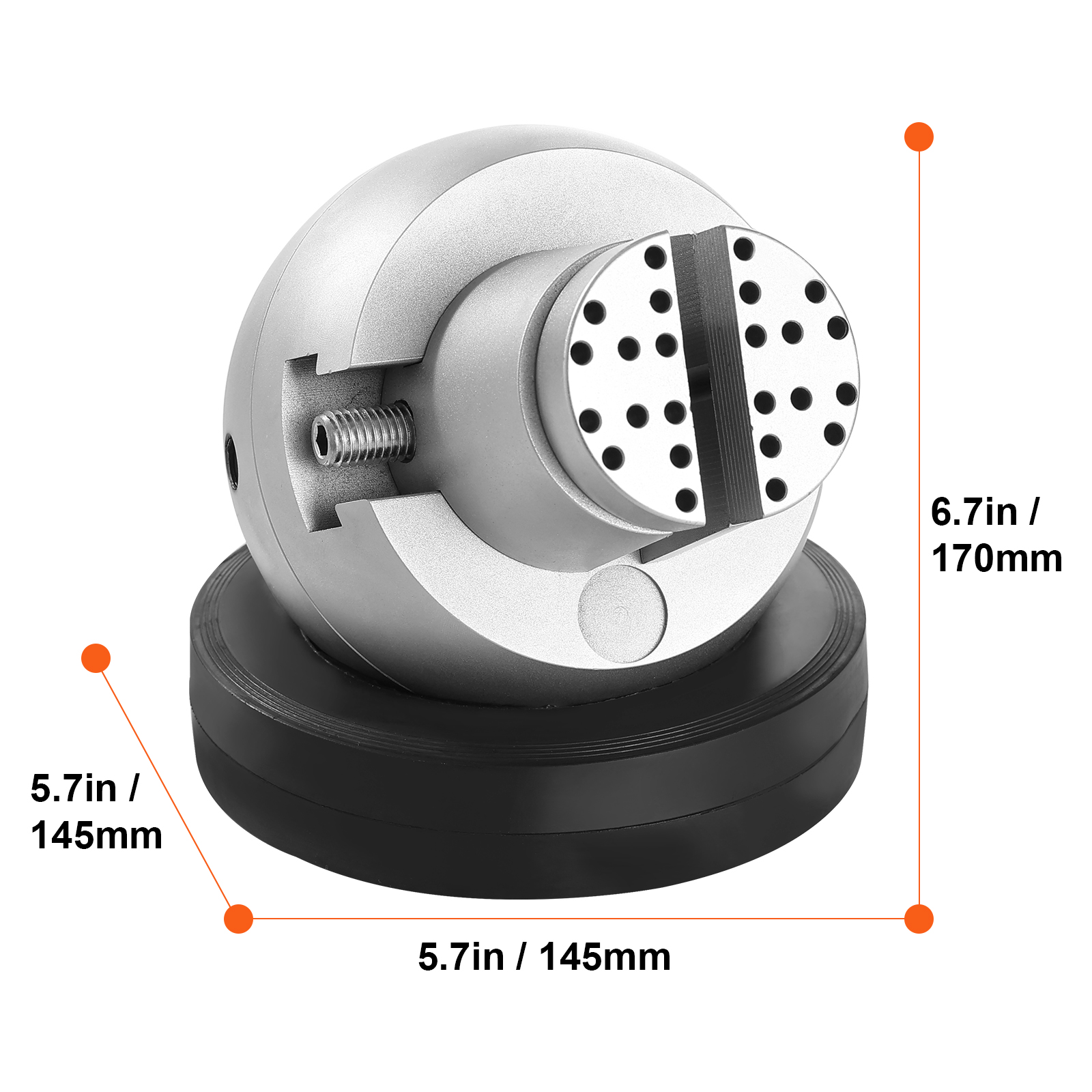 VEVOR Ball Vise, 5" Engraving Setting Tool, 360° Rotation Engraving ...