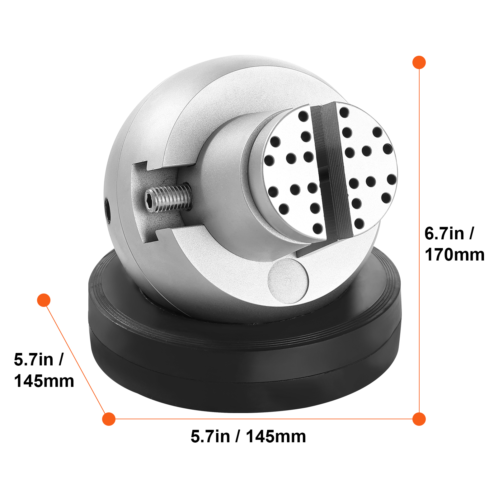 VEVOR Ball Vise, 5" Engraving Setting Tool, 360° Rotation Engraving ...