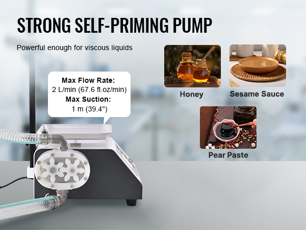 VEVOR Liquid Filling Machine, 50-5000 g Weighing Capacity, Automatic ...