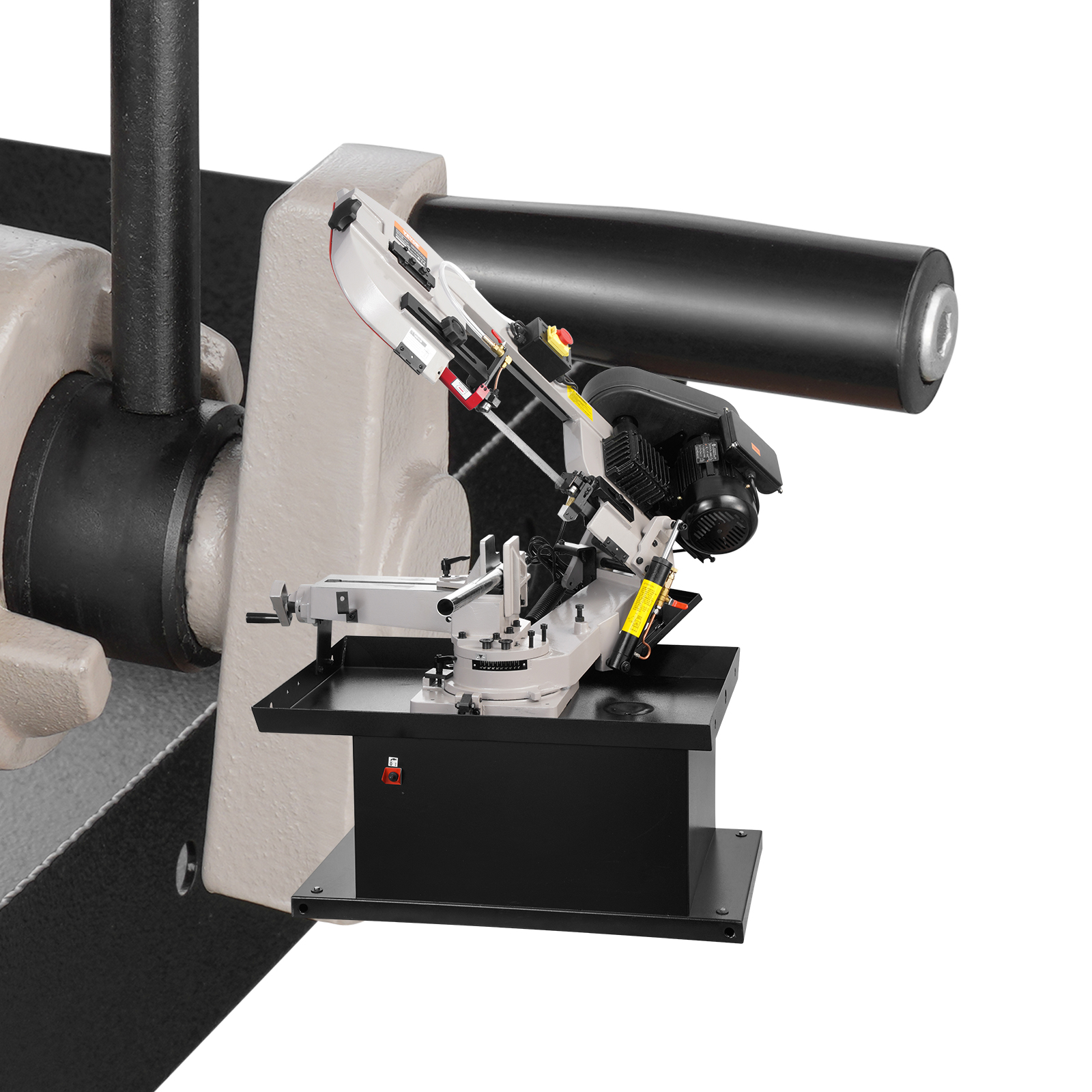 Metal Horizontal Band Saw 7 x 8.25 in 1.1 kW Variable Speed Bandsaw 110 ...