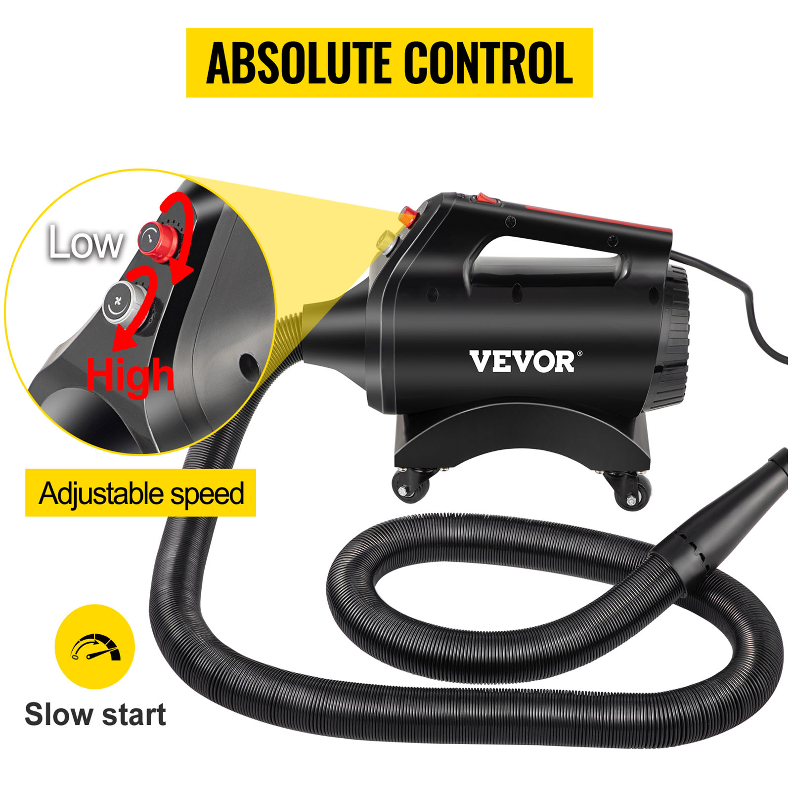 VEVOR Car Dryer Blower 2.1HP,Powerful Car Air blower with 120CFM ...