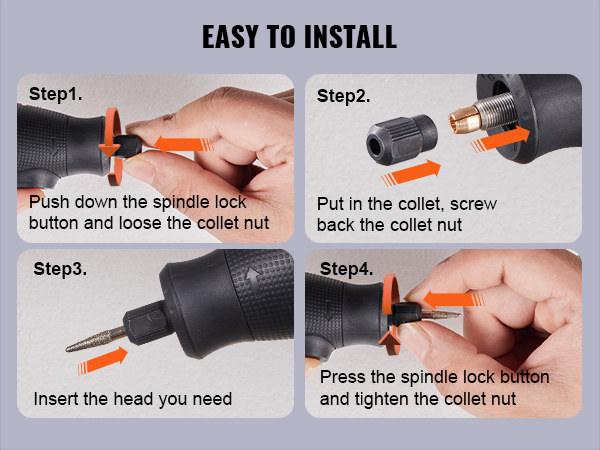VEVOR VEVOR Rotary Tool Kit Variable Speed Rotary Tool 118 PCS for ...