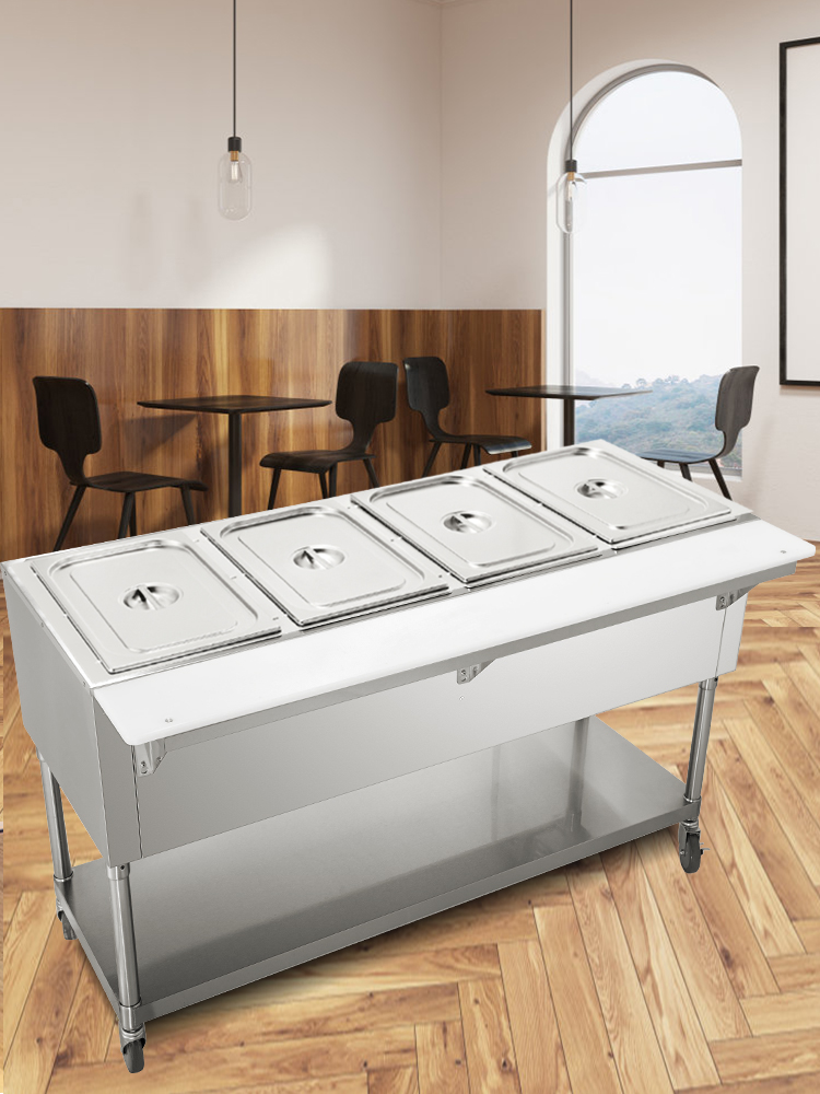 VEVOR Commercial Electric Food Warmer, 4-Pot Steam Table Food Warmer 0 ...