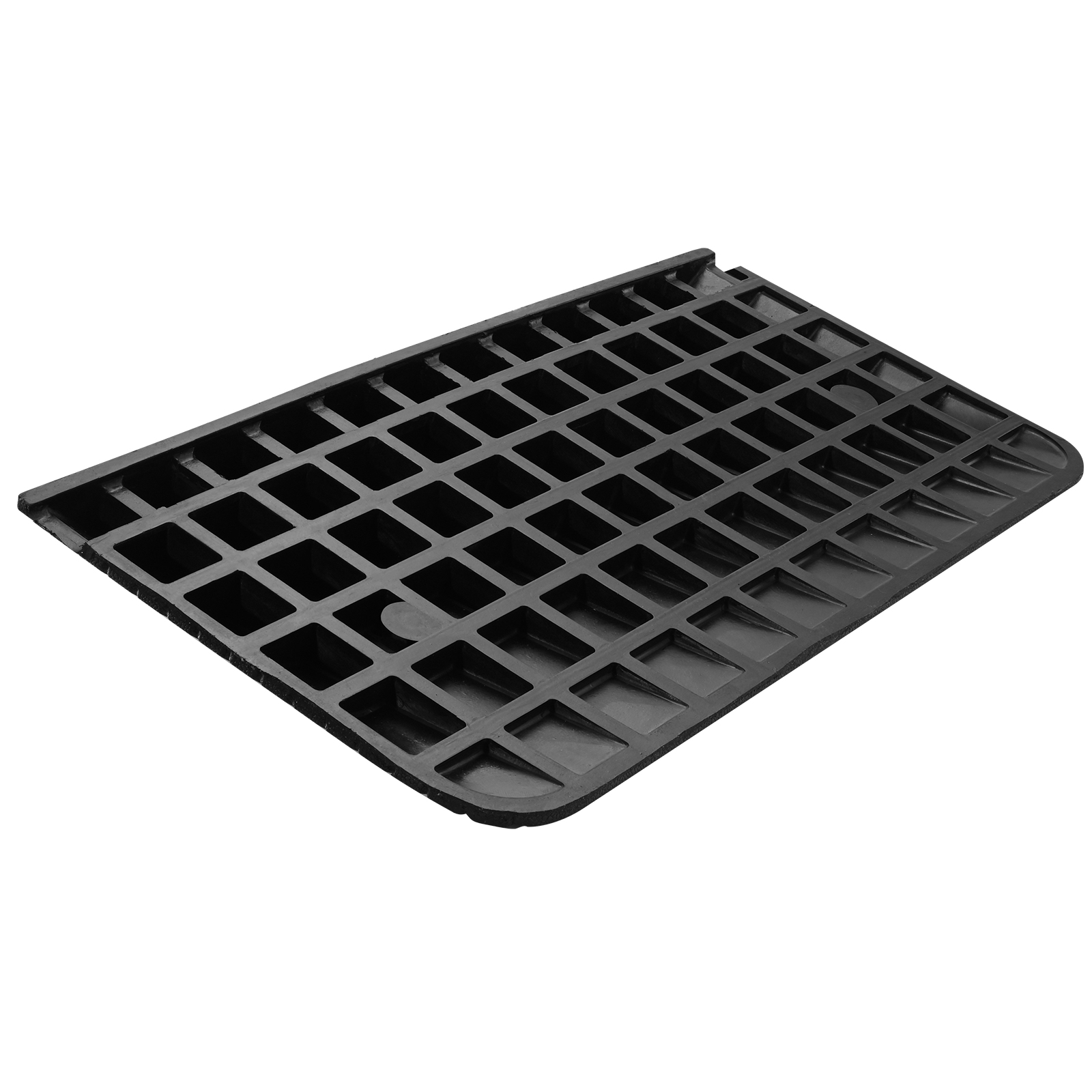 VEVOR Upgraded Rubber Threshold Ramp, 3" Rise Door Ramp with 1 Channel ...